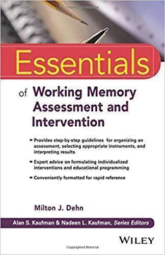Ebook – Essentials Of Working Memory Assessment And Intervention (PDF Instant Download ...