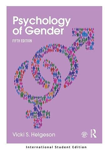 Psychology of Gender Fifth Edition 5th by Vicki S Helgeson ...