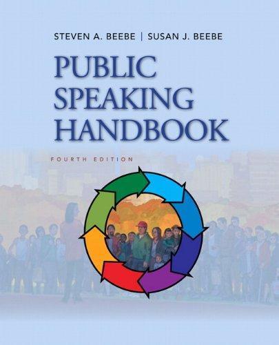 Public Speaking Handbook 4Th Edition – Twin Sea Star
