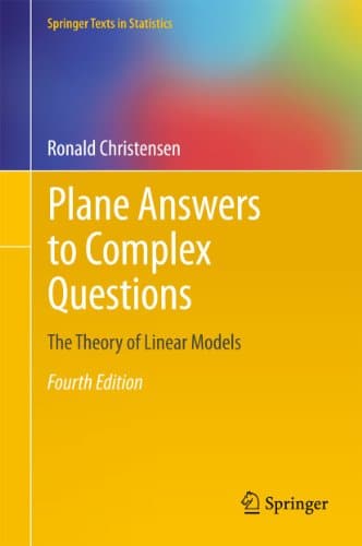 Ebook – Plane Answers to Complex Questions: The Theory of Linear Models ...