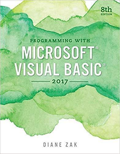 Programming With Microsoft Visual Basic 2017 8Th Edition – Hacasa Shop