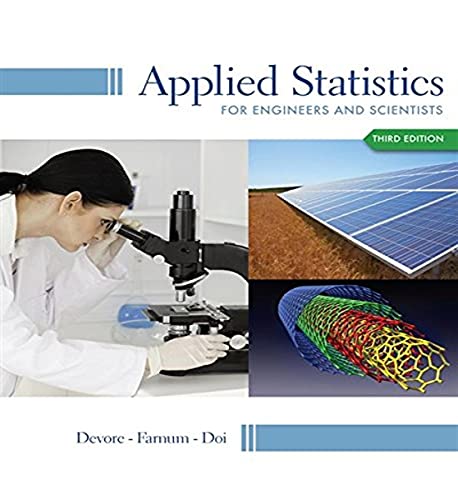 Applied Statistics for Engineers and Scientists – 3rd Edition ...