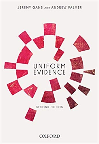 Uniform Evidence 2nd Edition by Jeremy Gans – Lalatee Store
