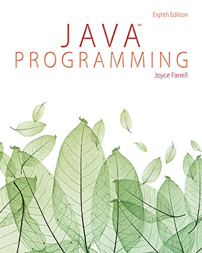 Ebook – Farrell?s Java Programming (8th Edition) (PDF Instant Download ...