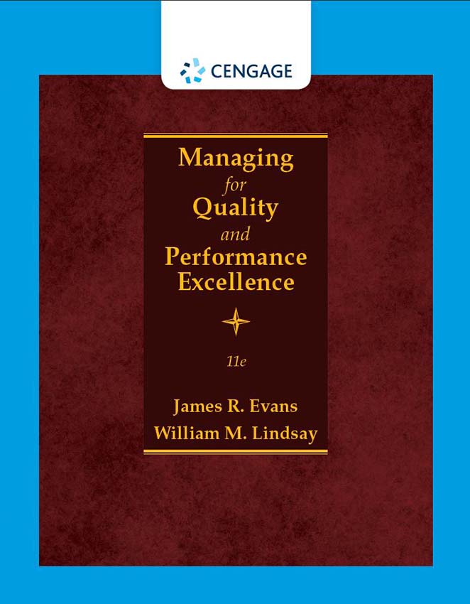 Managing for Quality and Performance Excellence 11th 11E James Evans ...