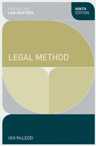 Legal Method 9Th Edition – Twin Sea Star