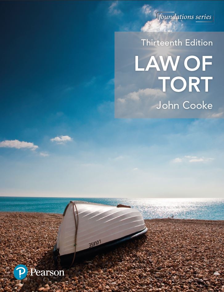Law of Tort 13th 13E John Cooke – Twin Sea Star
