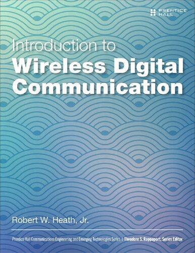 Introduction To Wireless Digital Communication A Signal Processing