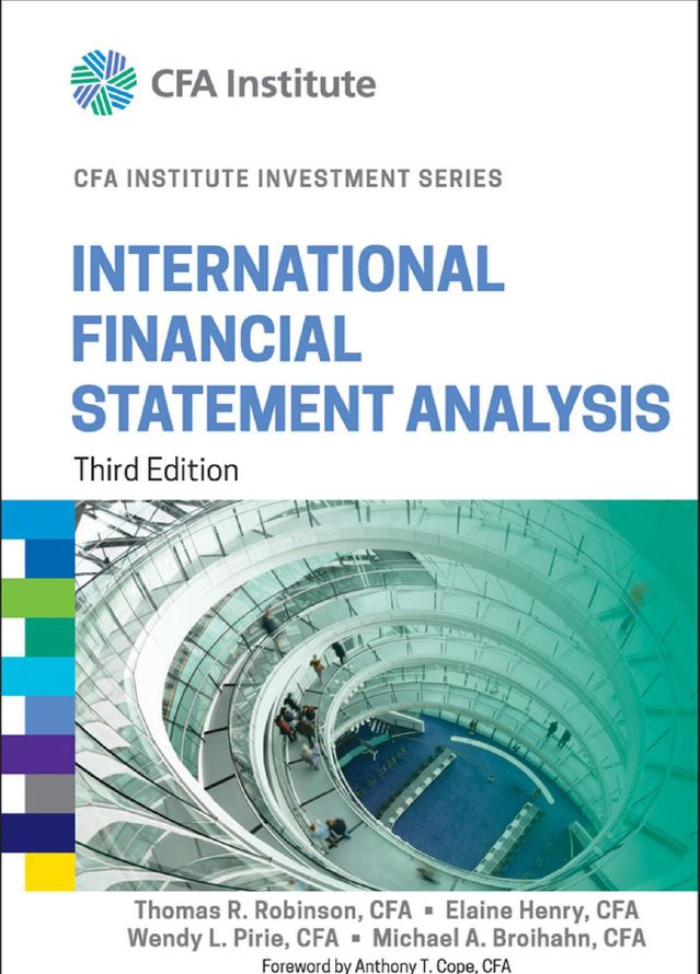 International Financial Statement Analysis 3rd 3e Thomas Robinson Lalatee Store