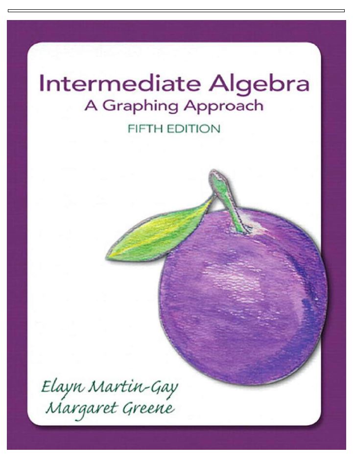 Intermediate Algebra: A Graphing Approach 5th 5E – Lalatee Store
