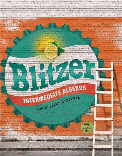 Intermediate Algebra For College Students Robert F Blitzer 7Th Edition ...