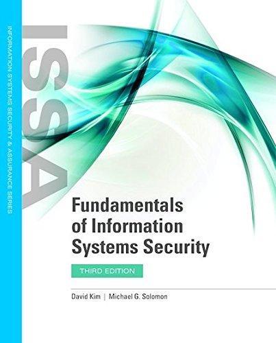 Fundamentals Of Information Systems Security 3rd Edition Lalatee Store